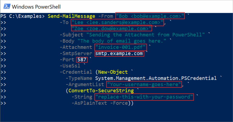 Powershell Script To Send Email With Attachment Automated Tasks